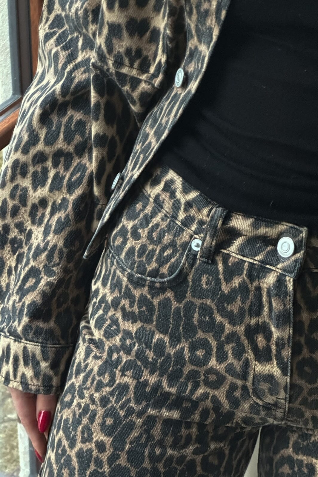Neo Noir Emilia Leopard Jacket 400 Leopard